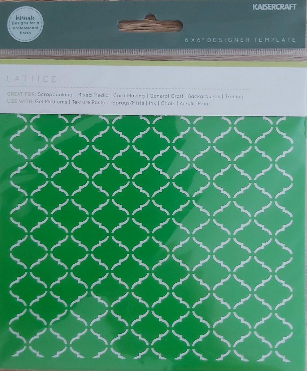Template Kaisercraft 6x6" Lattice – Oscar & Pixie